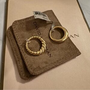David Yurman | Jewelry | Nwt David Yurman 8k Yellow Gold Pure Form ...
